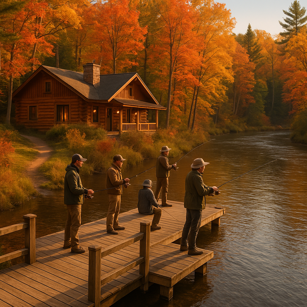 Michigan Fall Fishing Lodges: Group Angling Adventures